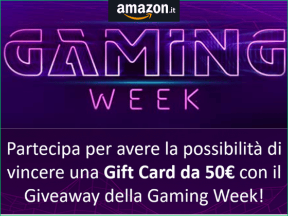 Giveaway Amazon Gaming Week - Soldissimi.it