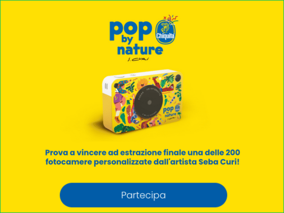 Concorso Chiquita Pop by Nature - Concorsi a premio - Soldissimi.it