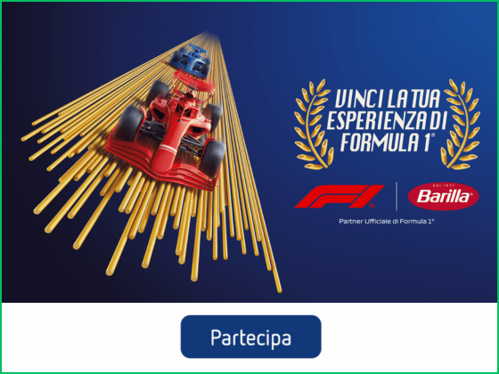Vinci la Formula 1 con Barilla - Concorsi a premio - Soldissimi.it