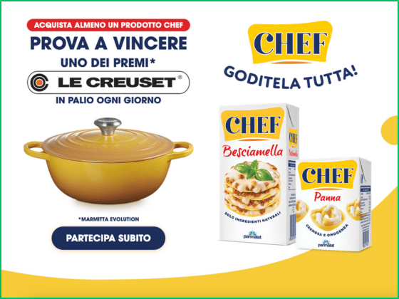 Panna Chef vi premia - Concorsi a premio - Soldissimi.it